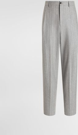 Dolce & Gabbana Hose Aus Flanell In Nadelstreifen-optik - Mann Hosen Und Shorts n/d 56