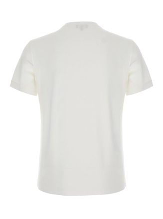 Giorgio Armani Bamboo Viscose Crew Neck T-Shirt - White