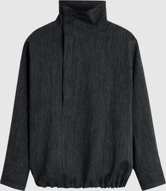 SOEUR Blouse Lutece Gris Anthracite