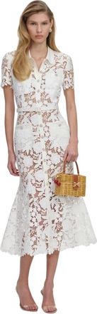 Self Portrait Femme, Robes, Blanc, Taille: 40 FR Robes