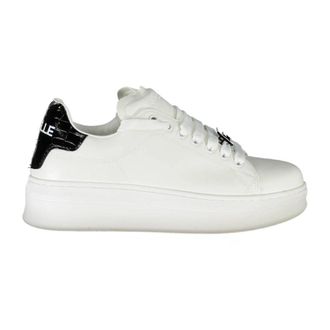 Ga&euml;lle Paris Sportliche wei&szlig;e Schn&uuml;rschuhe mit Kontrastdetails - - Shoes - Damen - Wei&szlig; - 36 EU