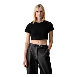 The Attico T-Shirts - - Tops - Damen - Schwarzk - S
