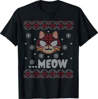 MARVEL Spider-Man Miles Morales Game Spider-Cat Holiday T-Shirt