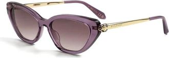 Bulgari Serpenti Forever Cat-Eye-Sonnenbrille - - Accessories - Damen - Lila - 52 MM
