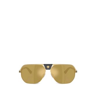 Versace 10025A Sonnenbrille - - Accessories - Herren - Gelb - 61 MM
