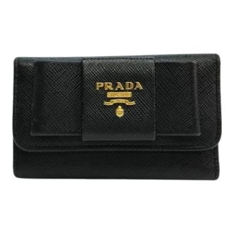 Prada Pre-owned Saffiano Schl&uuml;sseletui - - Pre-owned - Damen - Schwarzk - ONE SIZE