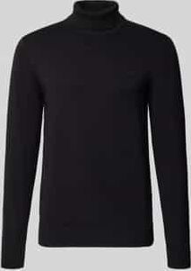 Christian Berg Regular Fit Strickpullover aus Baumwoll-Woll-Mix mit Rollkragen