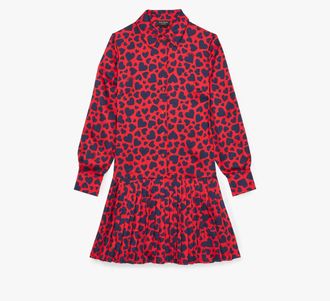 Kate Spade New York Sweet Hearts Plissee-Kleid