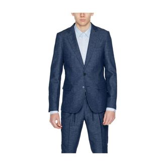 Antony Morato Homme, Costumes, Bleu, Taille: L Cotton Casual Shirt