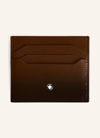 Montblanc Saffiano-Kartenetui Meisterst&uuml;ck braun