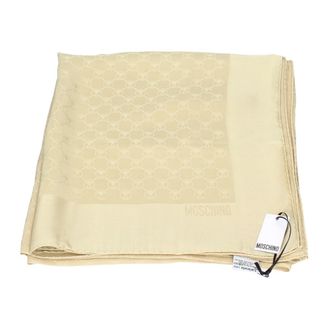 Moschino Seidenschal - - Accessories - Damen - Beige - ONE SIZE