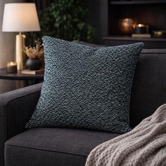 Home Wohnideen Kissenh&uuml;lle FJELLA Leinenoptik, Ohne F&uuml;llung, Farbe:blau, Gr&ouml;&szlig;e:50 x 50 cm, Anzahl:1x