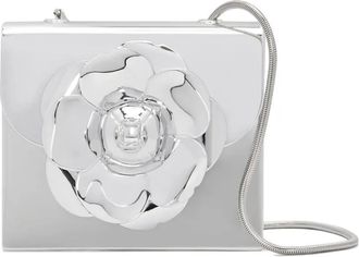 Oscar De La Renta mini sac TRO à imprimé 3D - Gris