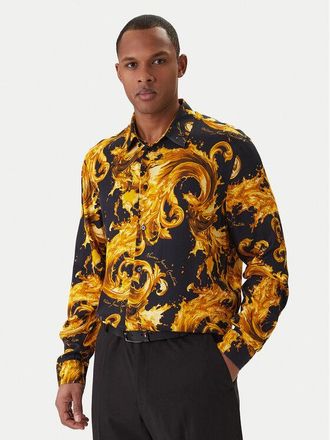 Versace Jeans Couture Hemd 80GAL2R0 NS757 Schwarz Regular Fit