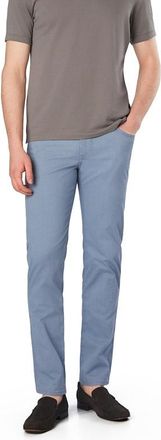 Bugatti Herren Hose blau Baumwolle