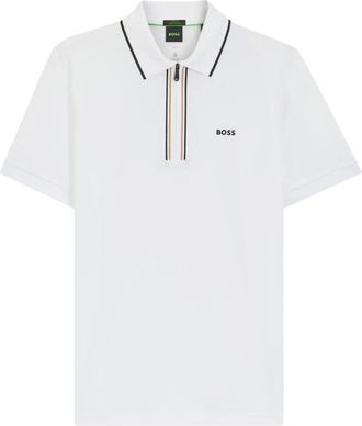 HUGO BOSS Homme, Tops, Blanc, Taille: XS Philix GOC Polo