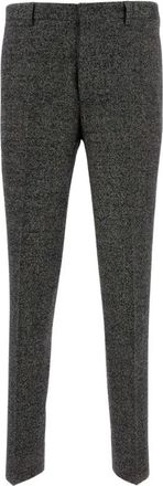 Cellar Door Homme, Pantalons, Gris, Taille: S Pantalon Pliss&eacute; Tailleur en M&eacute;lange de Laine