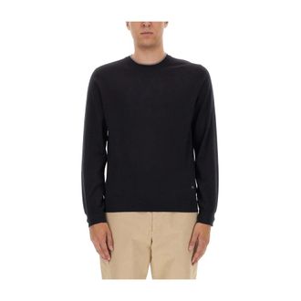Paul Smith Merino-Woll Pullover mit Rundhalsausschnitt - - Knitwear - Herren - Blau - S