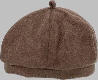 Jacquemus ACU00856AW0_0701850 Virgin Wool Beret - Brown