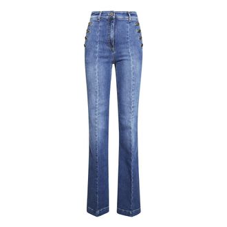 Elisabetta Franchi Boot-cut Jeans - - Jeans - Damen - Blau - W28