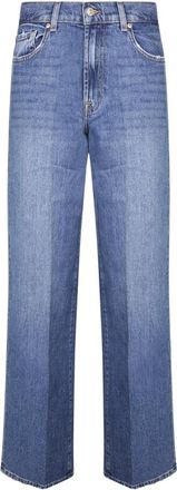 7 For All Mankind Femme, Jeans, Bleu, Taille: W29 Jeans droits