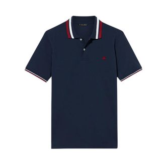Brooks Brothers Piqu&eacute;-Polohemd aus Baumwolle - - Tops - Herren - Blau - 2XL