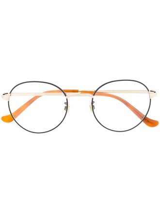 Gucci Brille mit rundem Gestell - Gold