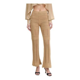 Twinset Damen, Hosen, Beige, XSGr&ouml;&szlig;e