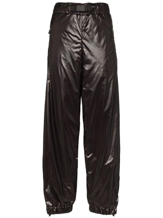 Moncler pantalon &agrave; bande contrastante - Noir