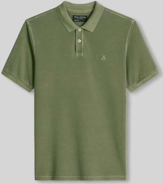 Marc O'Polo Regular Fit Poloshirt aus reiner Baumwolle mit Logo-Stitching