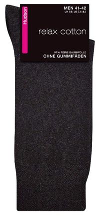 Hudson RELAX COTTON SOCKS Herrensocken, Art. 4400, Gr. 41/42, schwarz