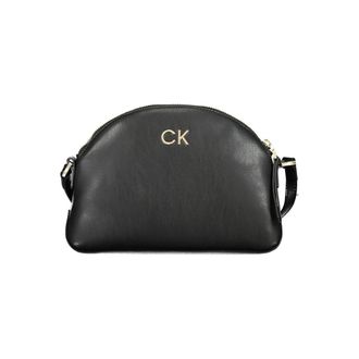 Calvin Klein Femme, Sacs, Noir, Taille: ONE Size Sac &agrave; bandouli&egrave;re en polyester noir avec fermeture &eacute;clair