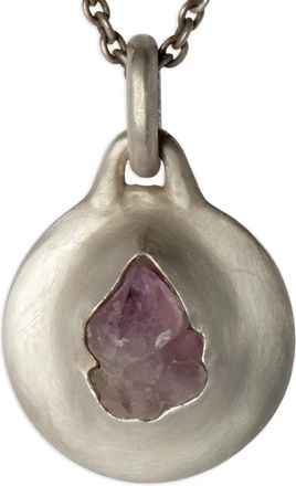 Parts Of Four collier Disk en argent sterling orné dune améthyste