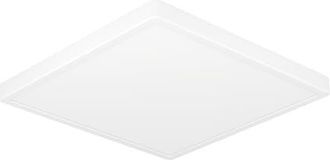 Eglo LED Deckenleuchte Fueva 6, eckige Badezimmer Deckenlampe, Badlampe Decke aus Kunststoff in Schwarz und Wei&szlig;, Deckenbeleuchtung warmwei&szlig;-kaltwei&szlig;, IP44