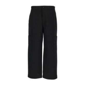 Thom Browne Wide Leg Chap Painter Pants - - Trousers - Herren - Schwarzk - L
