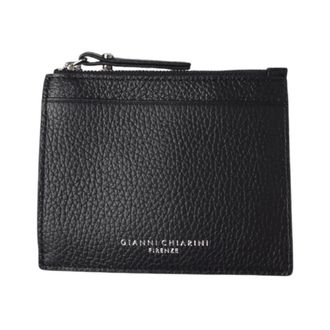 Gianni Chiarini Schwarzer Lederkartenhalter mit Rei&szlig;verschluss - - Accessories - Damen - Schwarzk - ONE SIZE