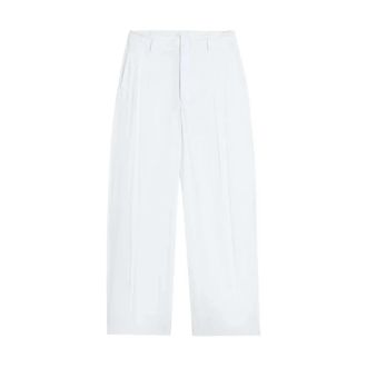 Christophe Lemaire Hose mit Faltenwurf - - Trousers - Damen - Wei&szlig; - XS