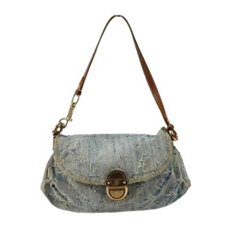 Louis Vuitton Pre-owned Monogram Denim Schultertasche - - Pre-owned - Damen - Blau - ONE SIZE