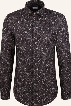 Seidensticker Seidensticker Flanellhemd Slim Fit grau