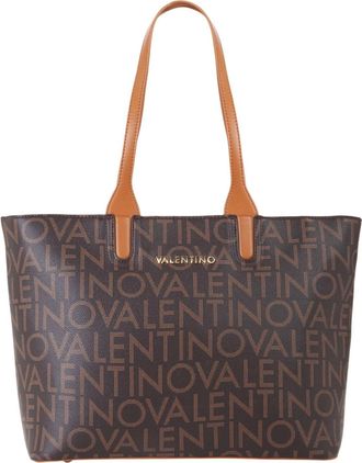 Valentino Shopper Schultertasche Regina Re Shopping Bag Moro/Naturale dunkelbraun