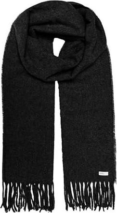 Only & Sons ONSEASTON Life &Eacute;charpe en tricot uni, noir, taille unique, Noir, taille unique