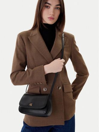 Calvin Klein Handtasche Ck Flap Camera Bag LV04F3421G Schwarz