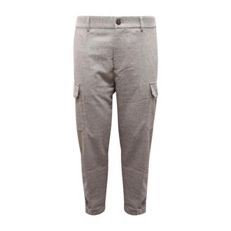 PESERICO Cargo Wollmischung-Hose - - Trousers - Herren - Grau - XL