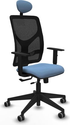 Piqueras y Crespo St&uuml;hle f&uuml;r Call Center Motilla mit 1D-Armen, h&ouml;henverstellbare Lendenwirbelst&uuml;tze und festes Kopfteil, ausgestattet mit Syncro/Traslack und Schneidesc