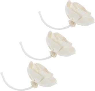 Pretyzoom 3 St&uuml;ck K&uuml;nstliche Aromatherapie Blumen Diffusoren mit Baumwollseil - 7cm Realistische Duftblumen f&uuml;r Diffusorflaschen Langlebiger Duftspender f&uuml;r B&uuml;r