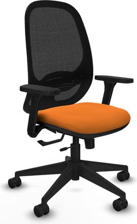 Piqueras y Crespo Cilanco B&uuml;rostuhl mit 3D-Armlehnen, h&ouml;henverstellbare Lendenwirbelst&uuml;tze, ausgestattet mit Syncro/Traslack und Schneideschaum, mit Rollen von 65 mm, N