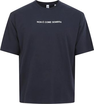 Aspesi Homme, Tops, Bleu, Taille: M T-shirt en jersey de coton