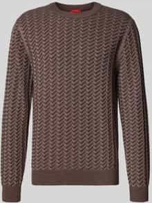 HUGO BOSS Pullover mit strukturierter Strickoptik Modell Simond