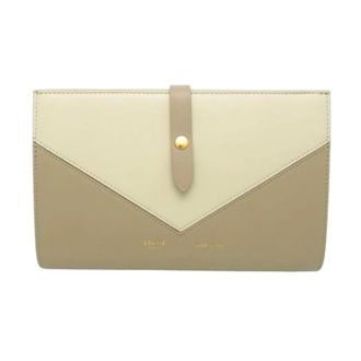Celine Portefeuille long Pre-owned (bi-pli) - Femme - Pre-owned - Beige - Taille: ONE Size