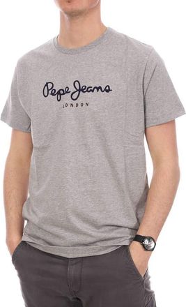 Pepe Jeans London Herren Eggo N T-Shirt, Grey (Grey Marl), XXL